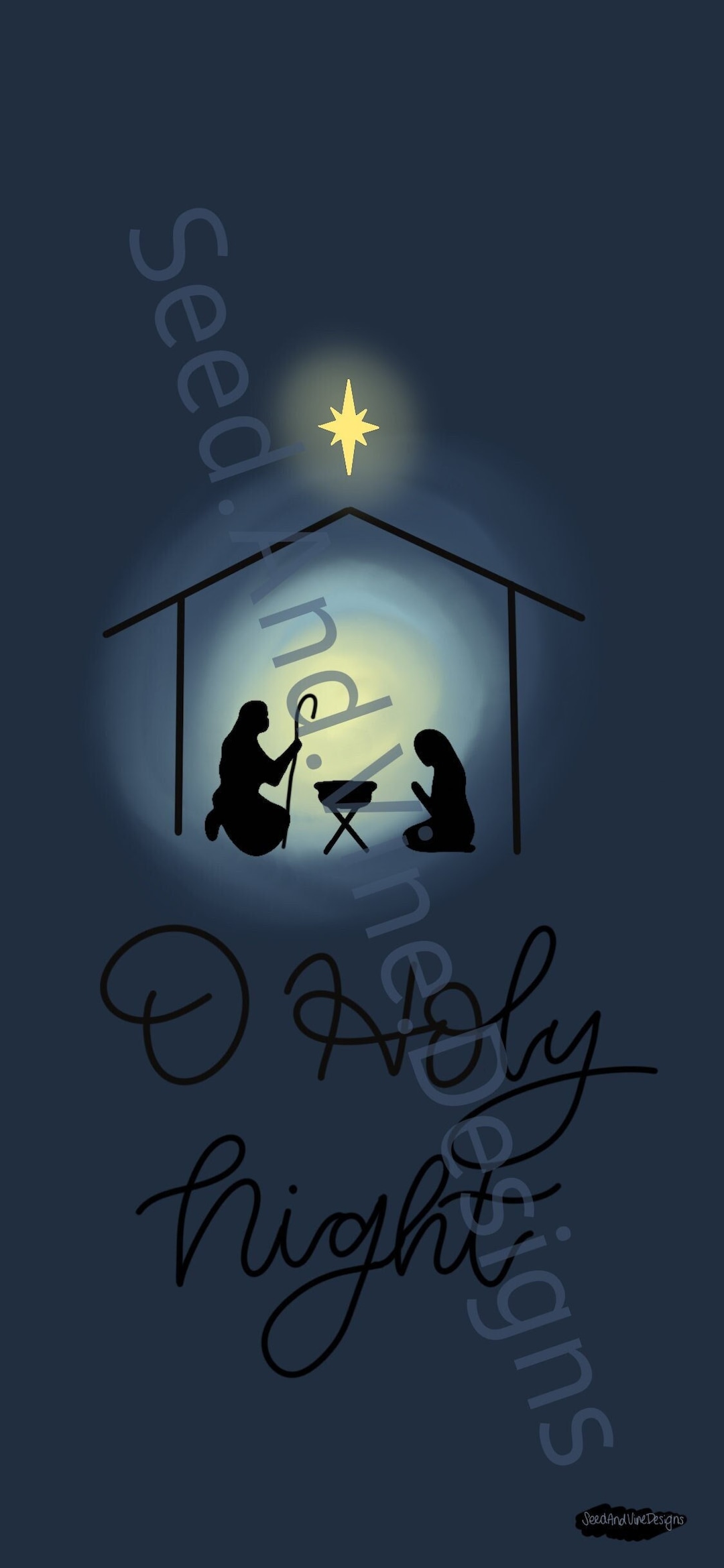 O Holy Night Wallpaper - Etsy