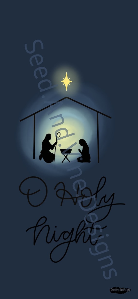 O Holy Night Wallpaper | Etsy