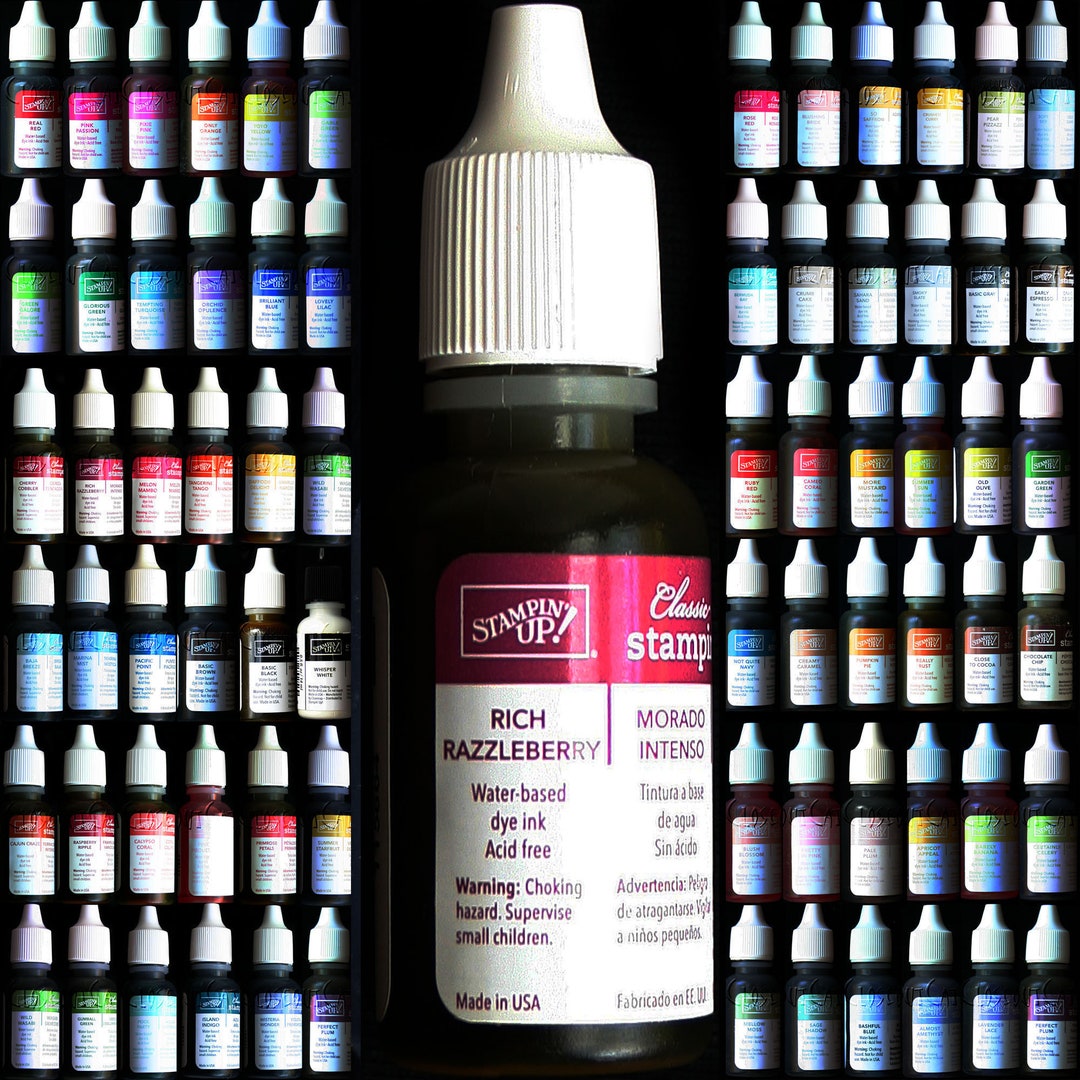 Retired STAMPIN UP INK Rare Colors One Single Full Classic Dye Ink ...