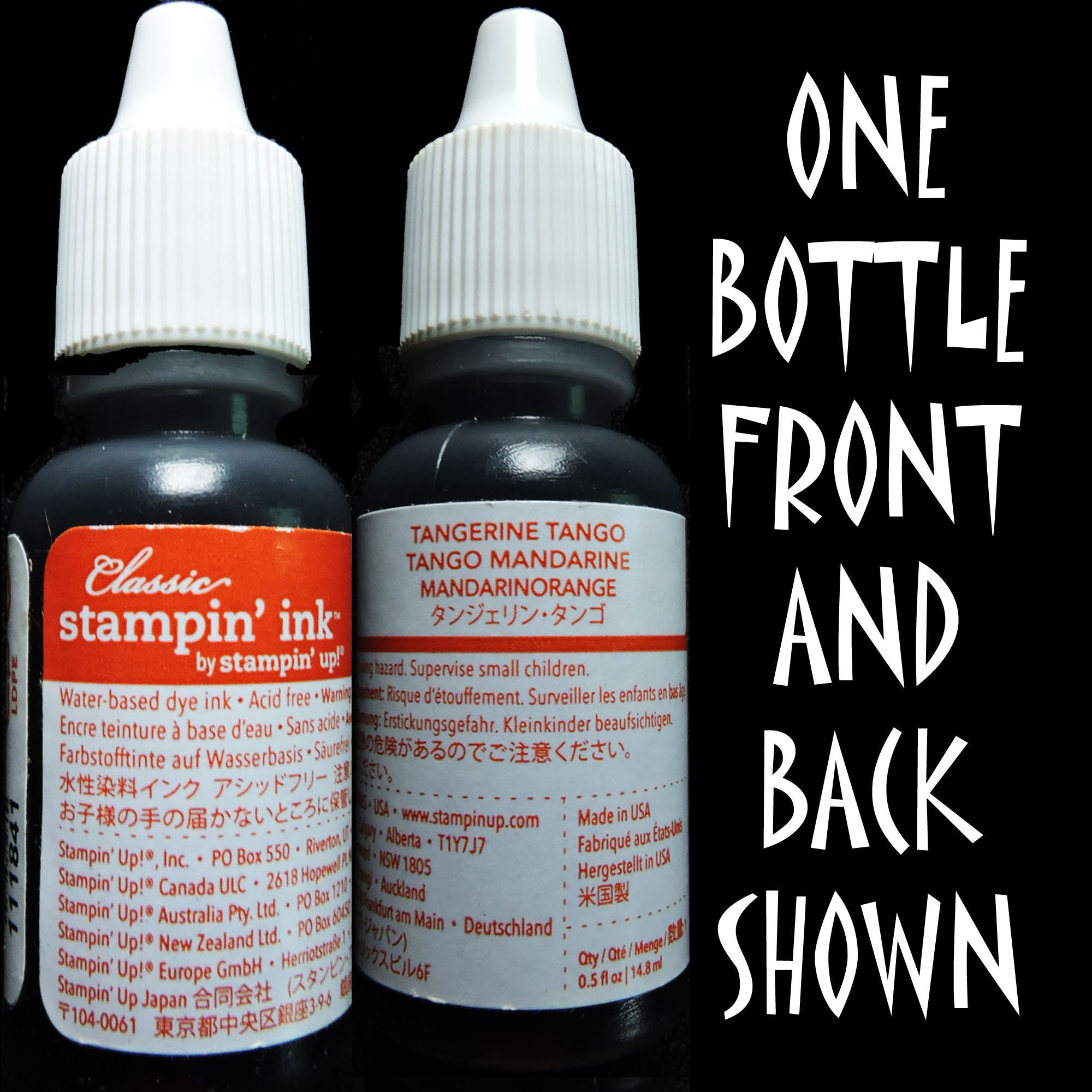 Tangerine Tango Orange STAMPIN UP INK Full Refill One Single Classic ...