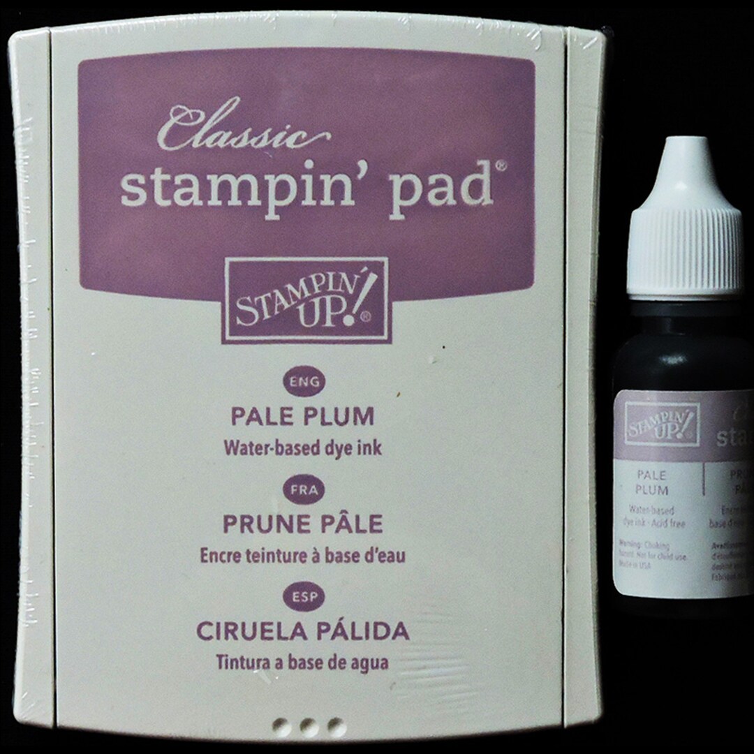 STAMPIN UP INK Lot Pale Plum Violet Pastel Purple Classic Dye Sealed ...