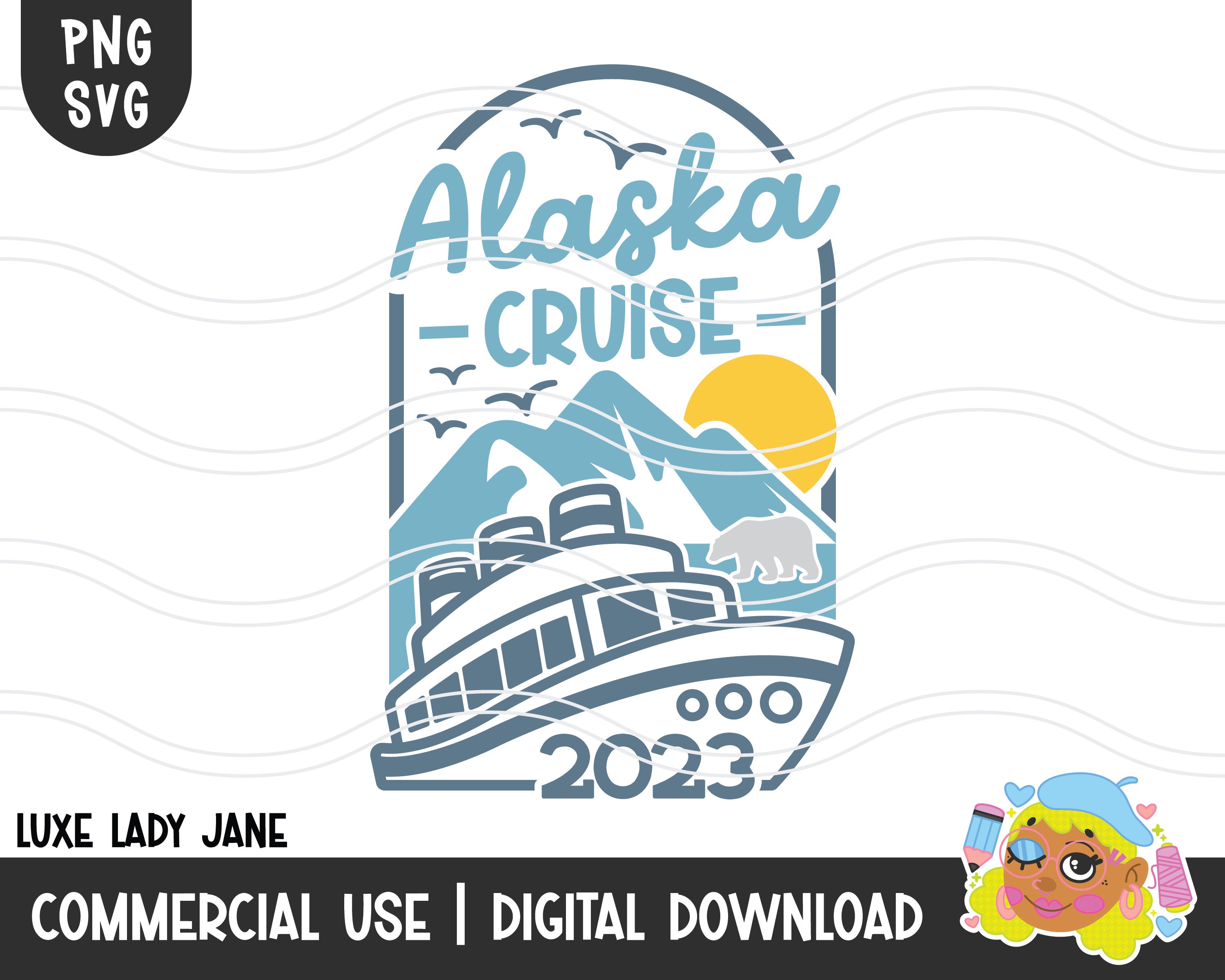 Alaska Cruise Clip Art