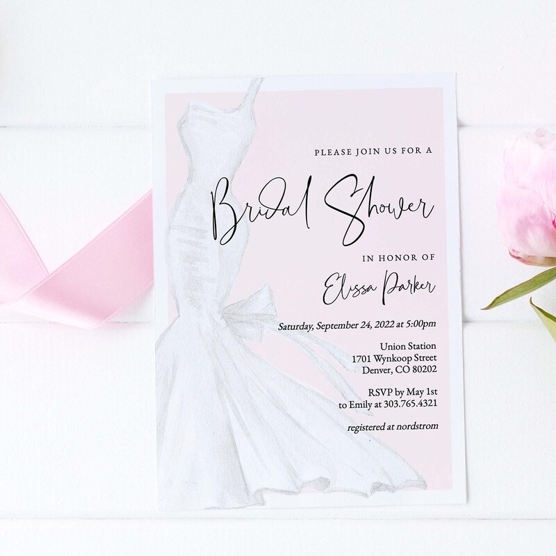 Dress Invitations - Etsy
