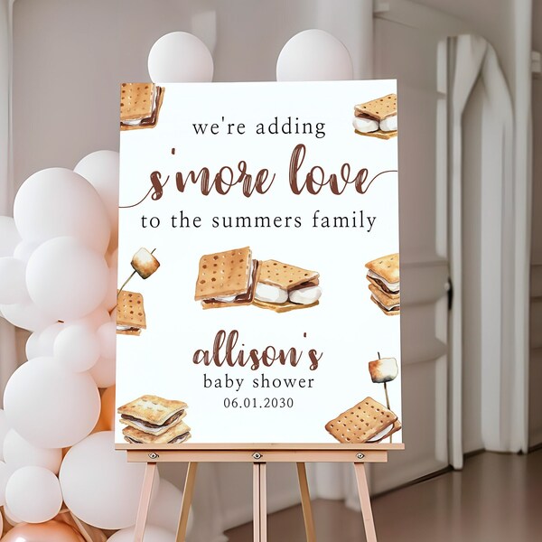 Smore Baby Shower - Etsy