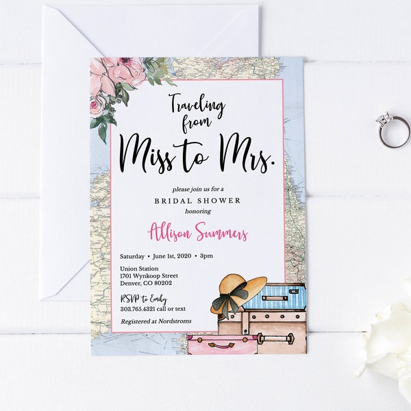 Traveling From Miss to Mrs - Etsy