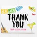 Mexican Fiesta Thank You Card Download, Printable Fiesta Thank You Note ...