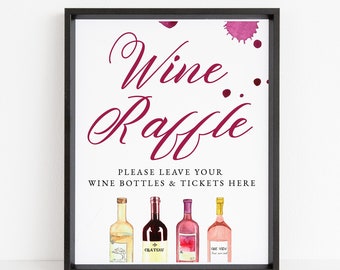 Raffle Sign Template - Etsy