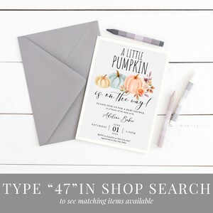 Fall Pumpkin Baby Shower Welcome Sign Template, Printable Autumn Baby ...