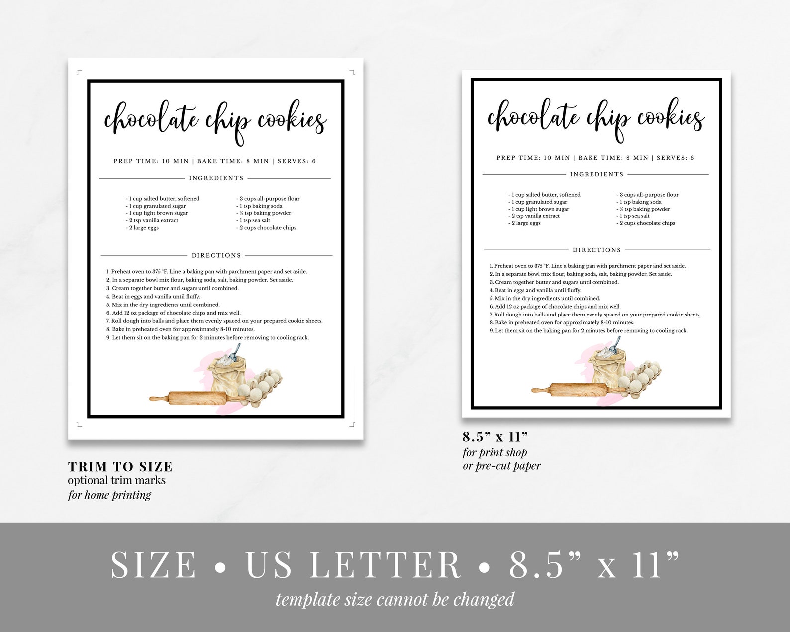 Pink Mixer Recipe Book Printable, Family Recipe Cookbook Template, DIY ...