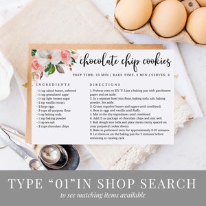 Floral Recipe Cookbook Template Download, Family Recipe Collection Book ...