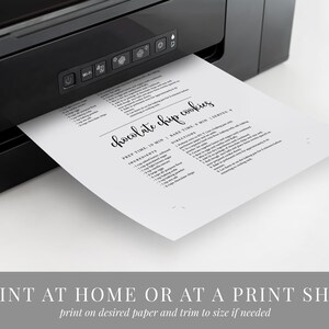 Navy Half Size Recipe Template, Printable Mini Recipe Book Template ...