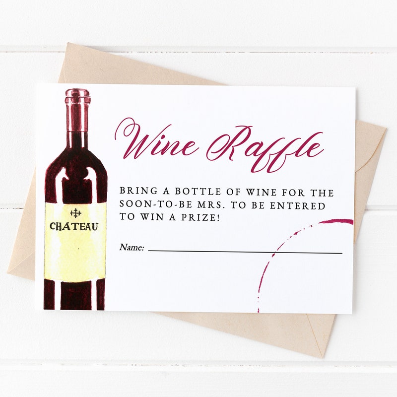 Raffle Ticket Template - Etsy