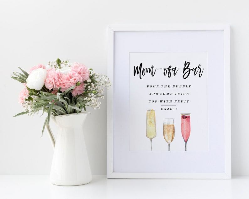 Mom-osa Bar Sign Template Download, Printable Mom-osa Bar Sign, Baby ...