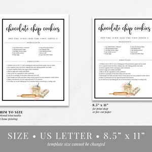 Red Mixer Recipe Book Printable, DIY Recipe Template Download ...