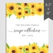 Printable Sunflower Recipe Book Template Download, Recipe Template ...