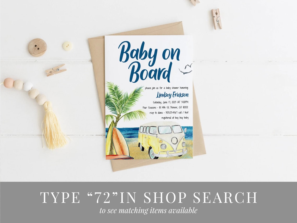 Baby on Board Books for Baby Shower Game Template Printable - Etsy