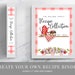 Red Gingham Polka Dot Recipe Book Template, Printable Cookbook Recipe ...