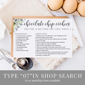 Mini Recipe Book Template, Printable Mini Recipe Planner Template ...