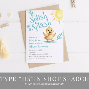 Splish Splash Duck Baby Shower Chip Bag Wrapper Template Download ...