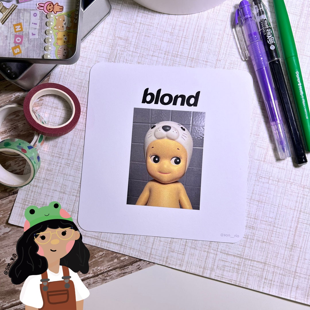 Blond Frank Ocean Kewpie Doll Art Print, Album Cover, 5x5 - Etsy