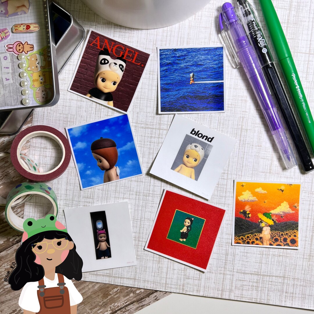 Baby Angel Album Cover Stickers, Album Cover Art Stickers, Waterproof ...