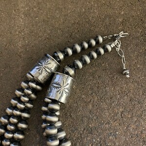 Sterling Silver Multi Strand Pearls Bead Necklace. 20 Inch. - Etsy