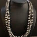 Sterling Silver Multi Strand Pearls Bead Necklace. 20 Inch. - Etsy