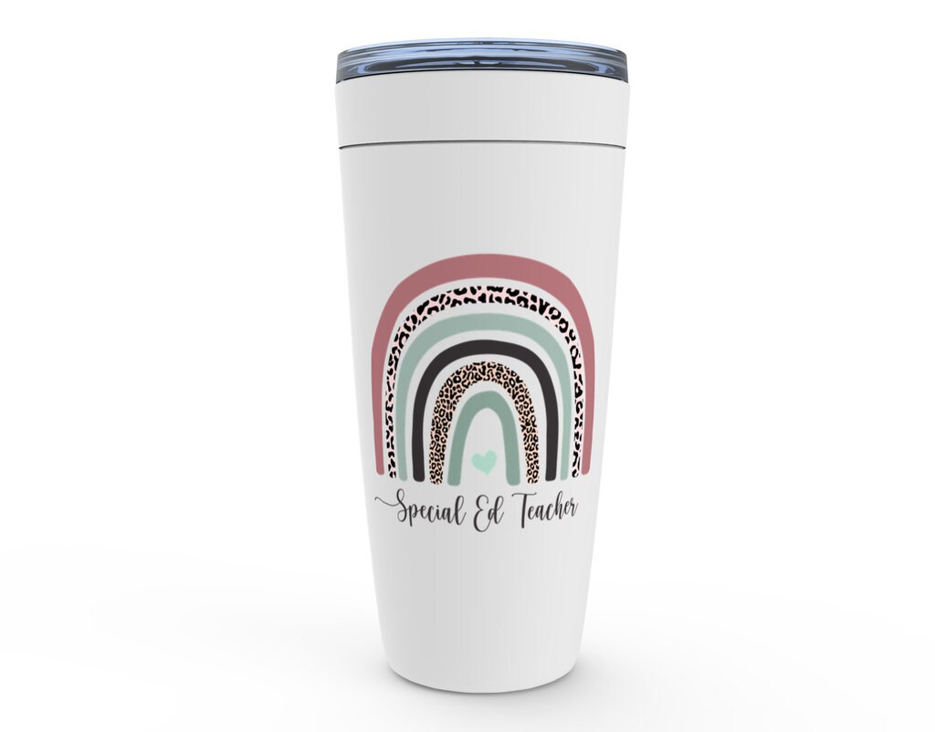 Special Ed Teacher Cup, Special Education Teacher Gift, Sped Rainbow ...