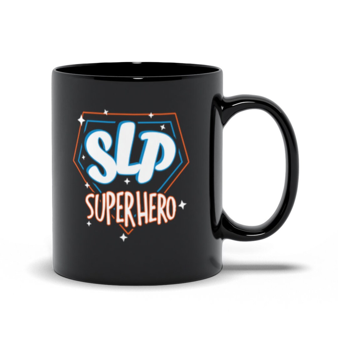 Slp Mug Speech Therapy Mug Speech Therapist Gift Superhero - Etsy