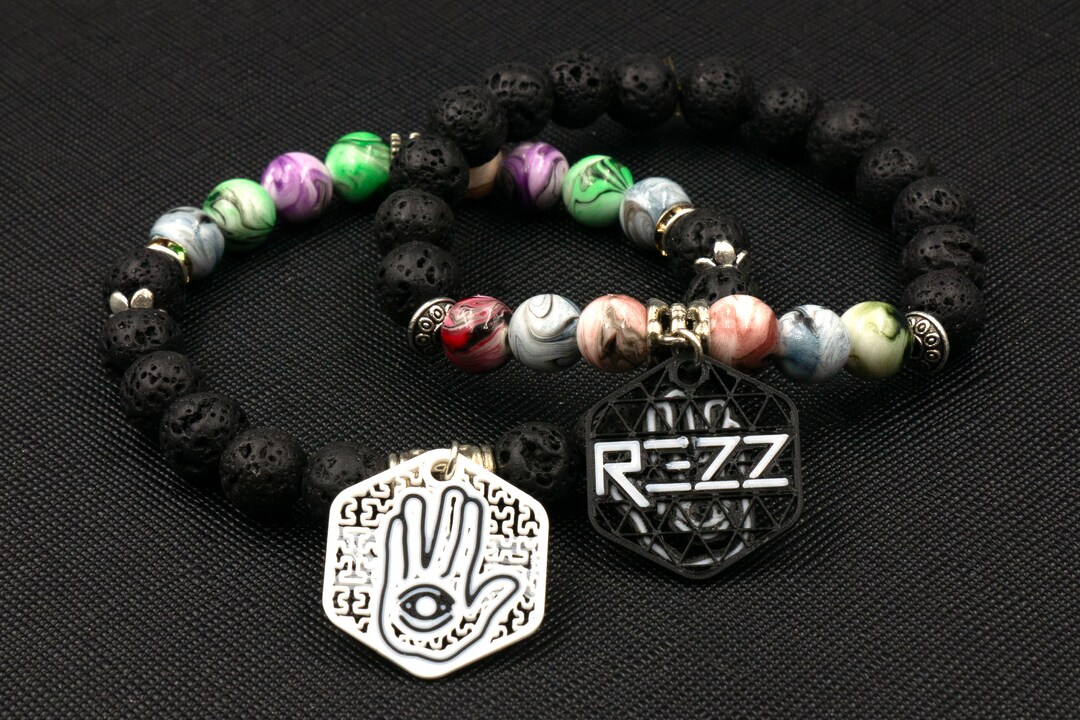 Six (6) Custom Rezz Hand Charms (2 Sided) - Tag Charms - Kandi Charms ...