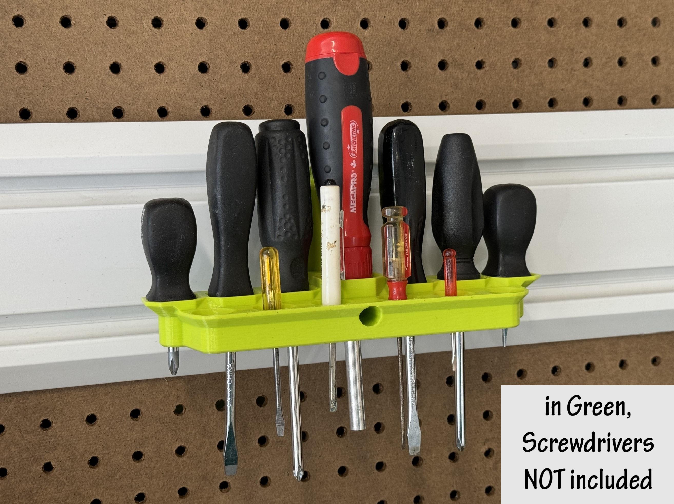 13-piece Screwdriver Holder for Gladiator Gearwall or Geartrack | Does ...