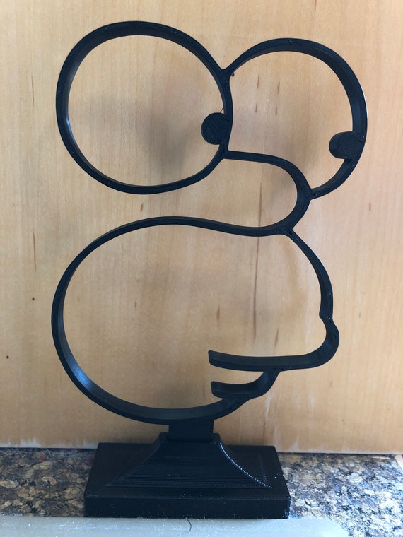 6.75 Tall X 1/4 Wide Homer Simpson Face Printed in PLA | Etsy