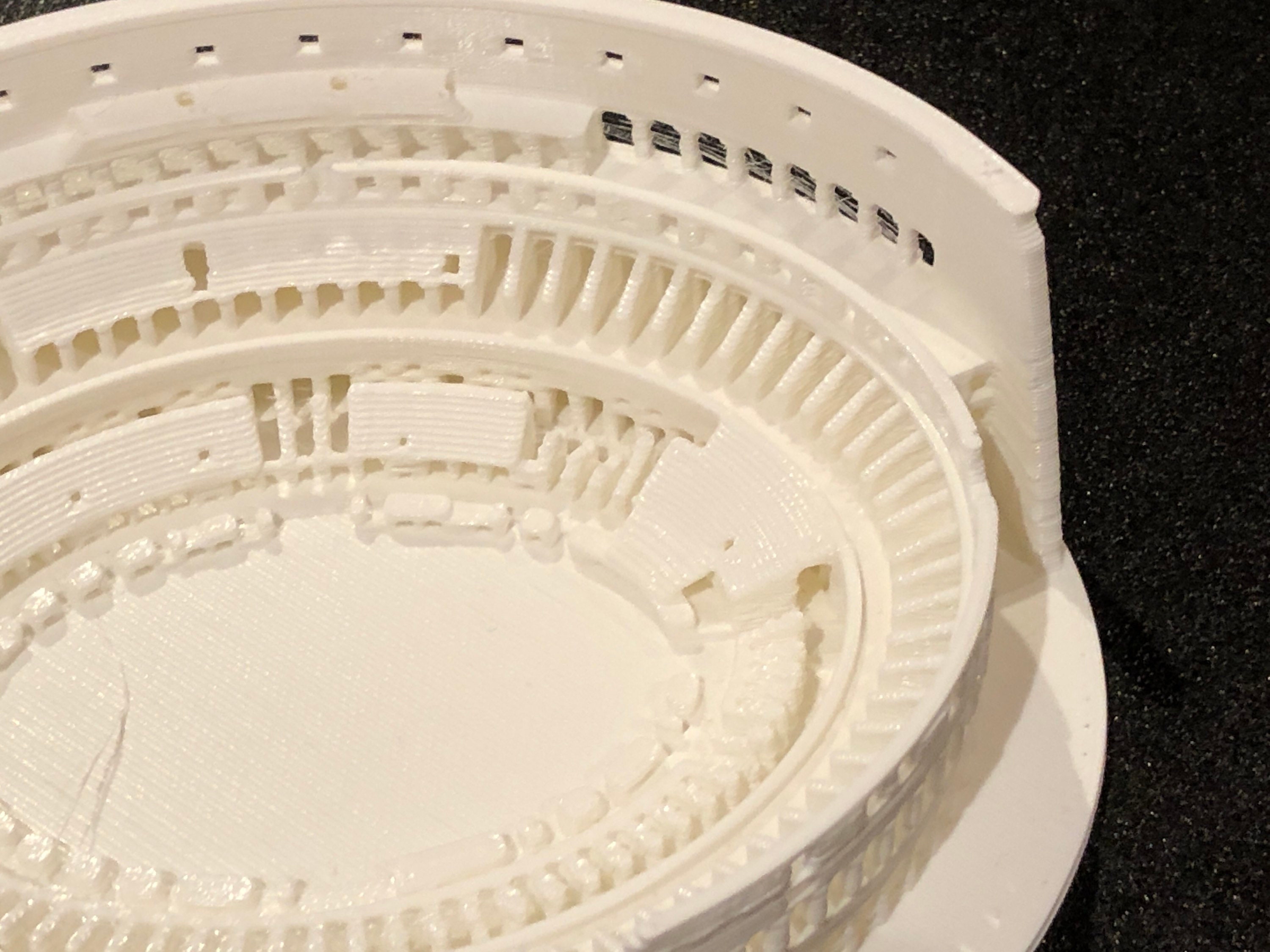 Ancient Rome Italy Colosseum / Coliseum 3D Printed PLA Plastic Model ...