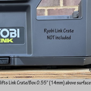 Grid to Hold Ryobi Link Crate or Boxes to a Horizontal Surface | Does ...