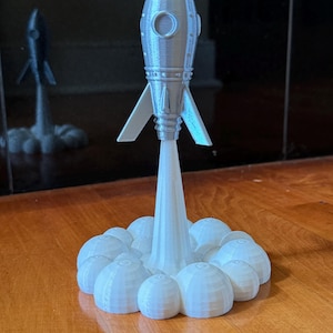 Retro Classic Rocket Spaceship for Office Reward Gift.reach for the ...