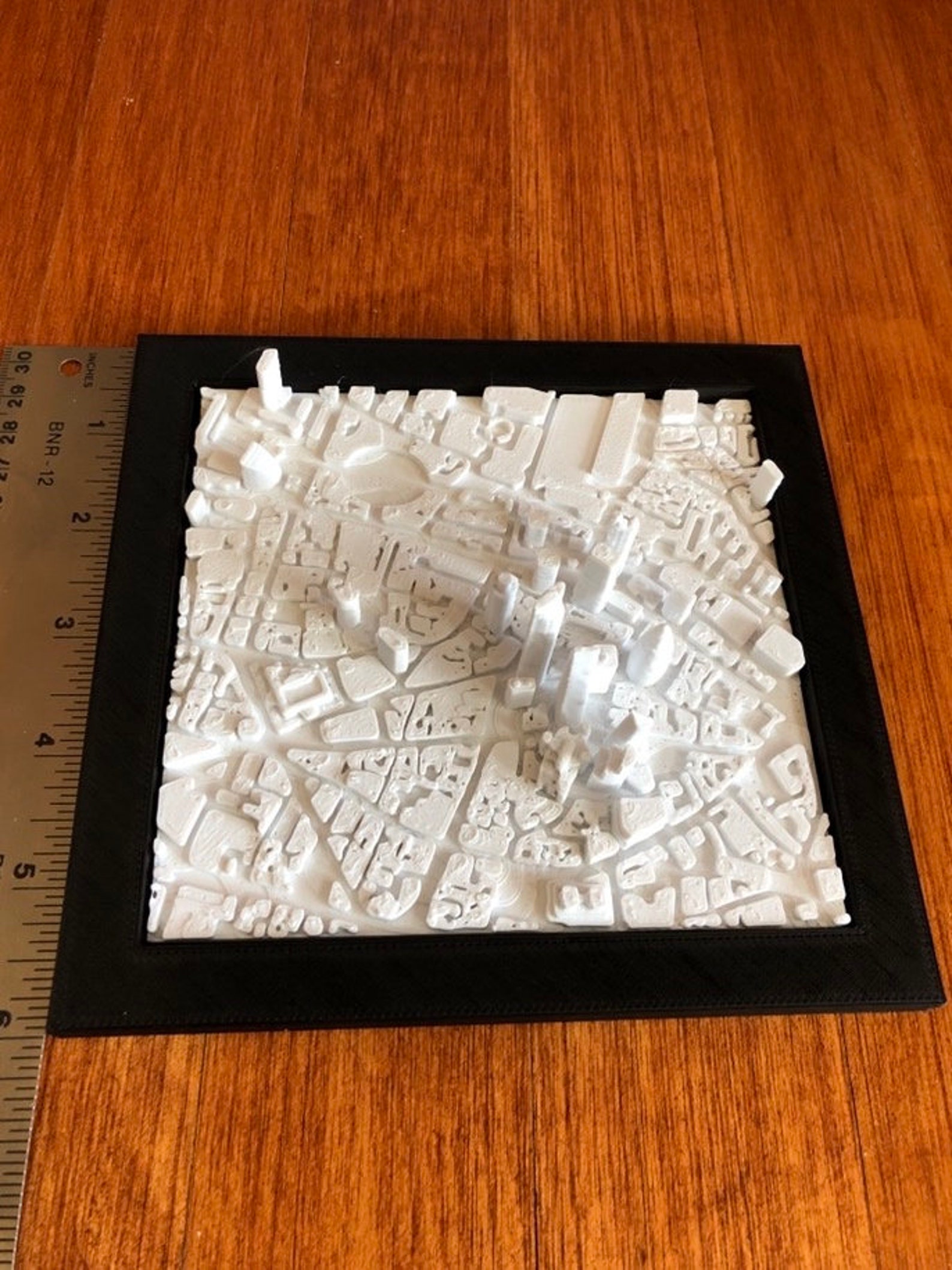 London, England Cityscape Model 3D Printed Modern Architecture Gift ...