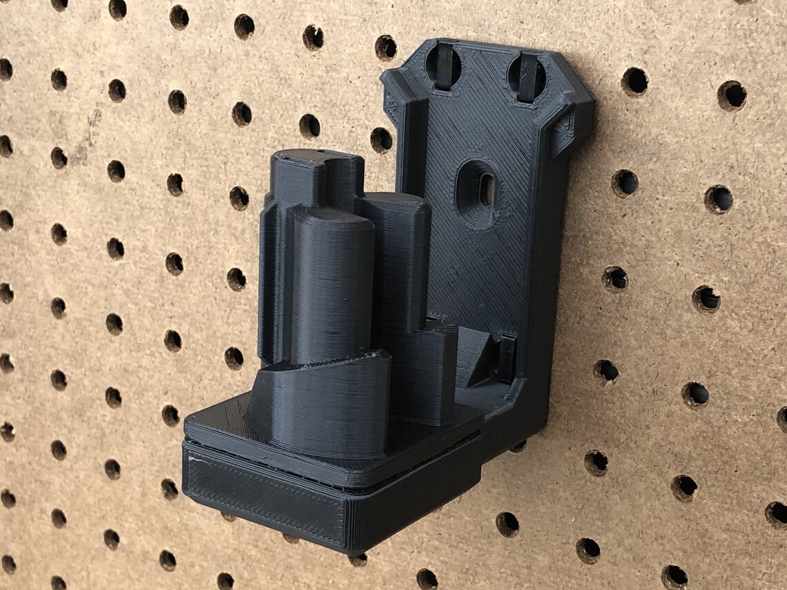 Holder for Milwaukee M12 Tool at a Vertical, 90-degree Angle | Mounts ...