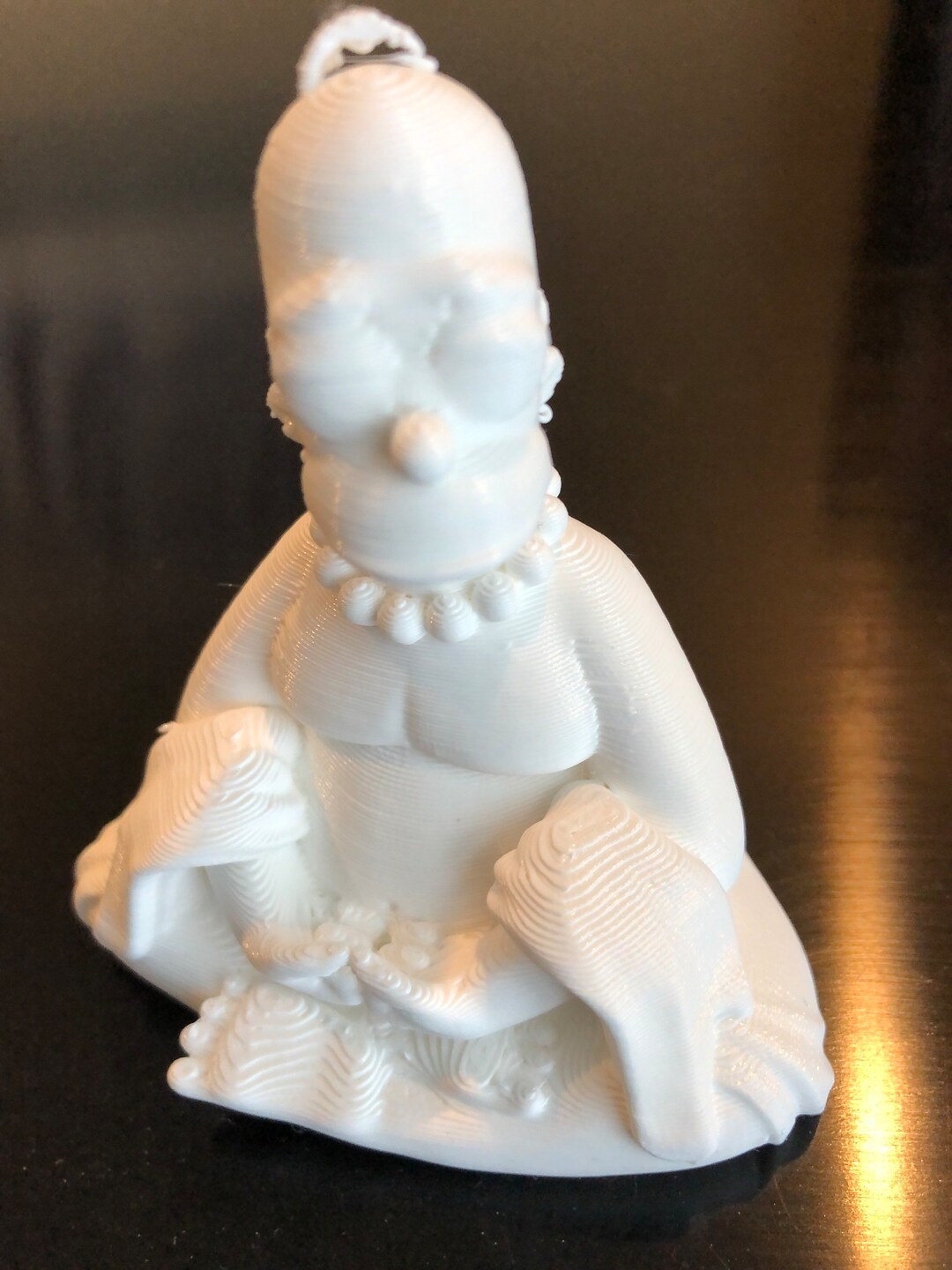 3D Printed Homer Simpson Buddha Meditation Statue 2.75w X2.5w X3h PLA ...
