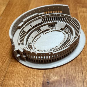 Ancient Rome Italy Colosseum / Coliseum 3D Printed PLA Plastic Model ...