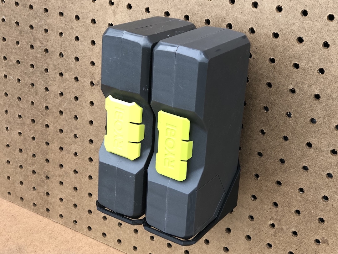Double Bit or Socket Case Holder for Ryobi Link, Wall, or Pegboard ...