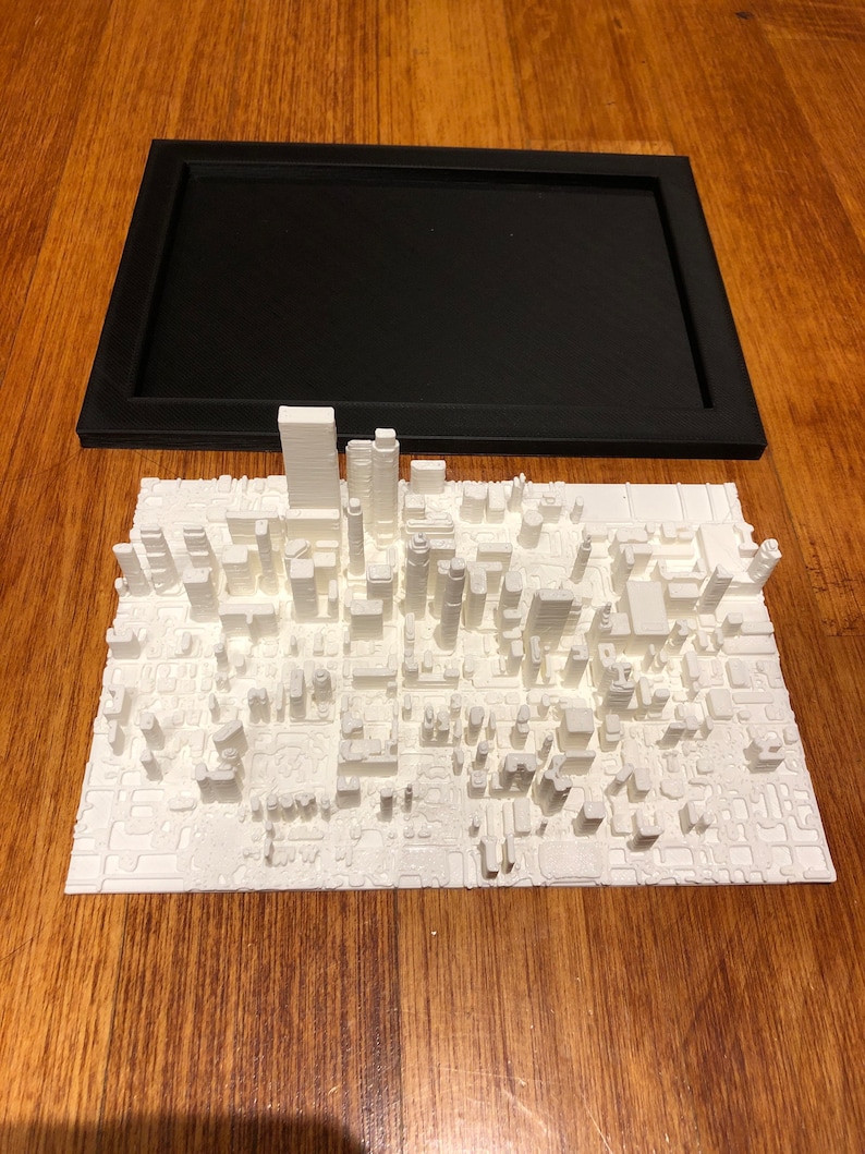 Philadelphia Model 8x6 3D Printed. Modern Cityscape Skyline - Etsy