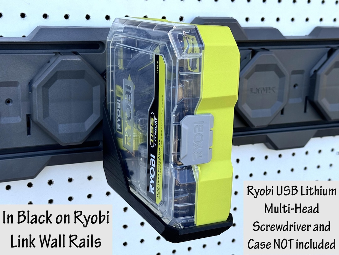 Holder for Ryobi USB Lithium Multi-head Screwdriver Set and Case FVD51K ...