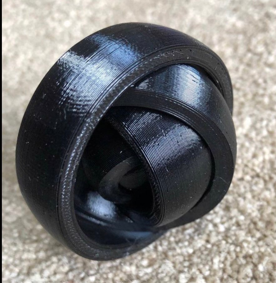 3D Printed Rings Fidget Toy for Stress Relief Anxiety Adhd | Etsy