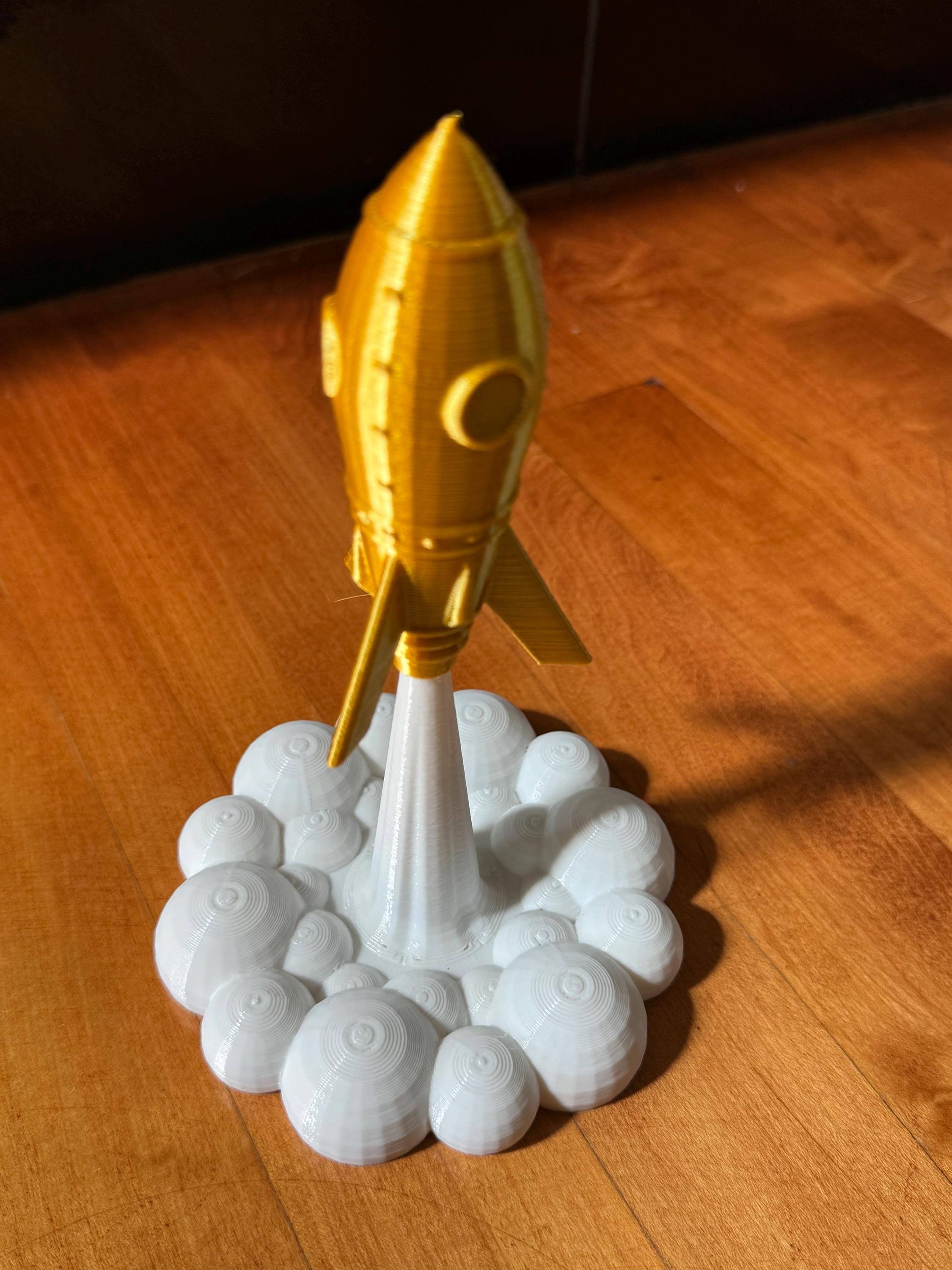 Retro Classic Rocket Spaceship for Office Reward Gift.reach for the ...