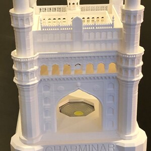 Custom Designed and 3D Printed Plastic Model of Charminar Monument ...