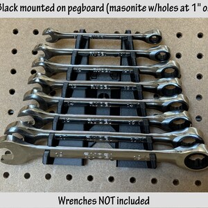 8 Wrench Holder That Mounts to the Wall, Ryobi Link Wall Rails, or Pegboard* | Does NOT Include ...