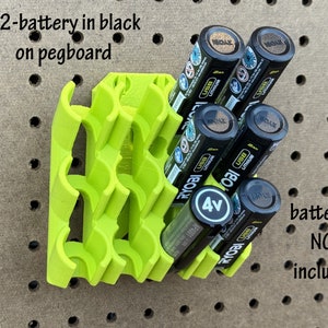 6 or 12 Battery Holder for Ryobi USB Lithium or TEK4 4v Batteries ...