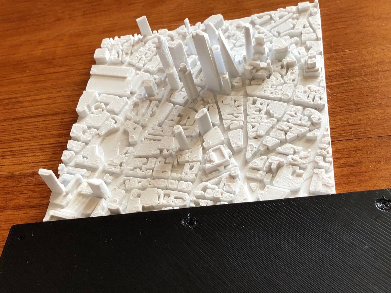 London, England Cityscape Model 3D Printed Modern Architecture Gift ...
