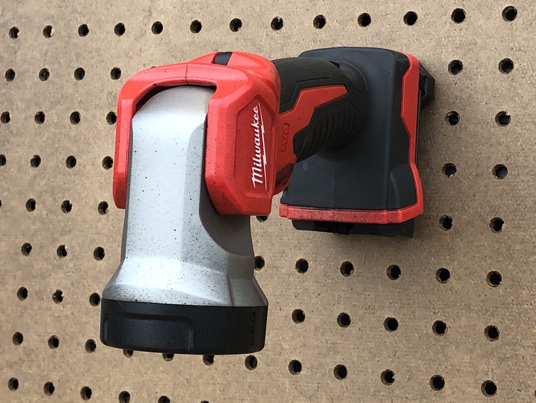 M18 Milwaukee Tool Holder for Wall, Pegboard, or Ryobi Link Wall Rails ...