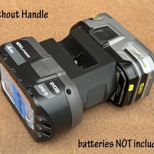 2-battery Caddy for Ryobi 18v One+ Batteries | Battery Protector ...